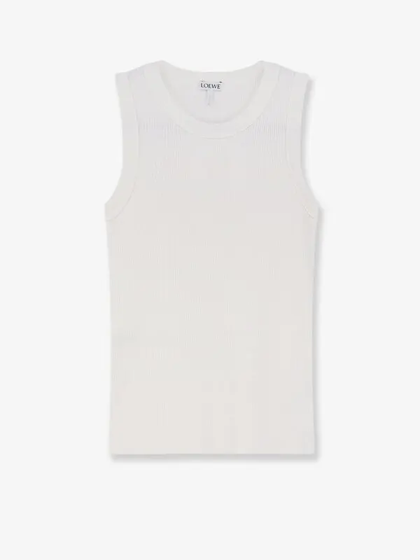 Loewe Anagram Viscose Tank Top - White