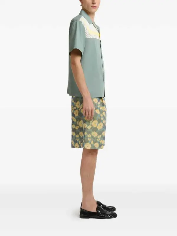 Marni Floral Pleated Shorts