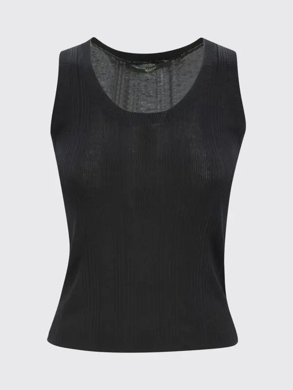 Max Mara Jersey Top - Black