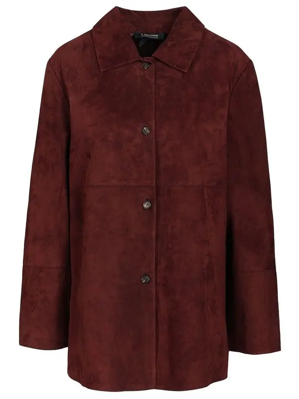 Max Mara Leather Jacket - Multicolor