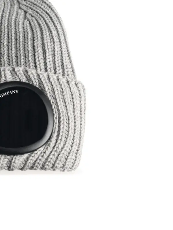 C.P. COMPANY Wool Beanie - Gray