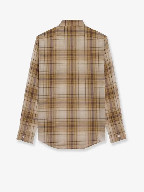Celine Checked Cotton Shirt - Multicolor
