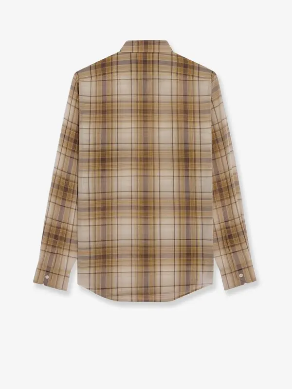 Celine Checked Cotton Shirt - Multicolor