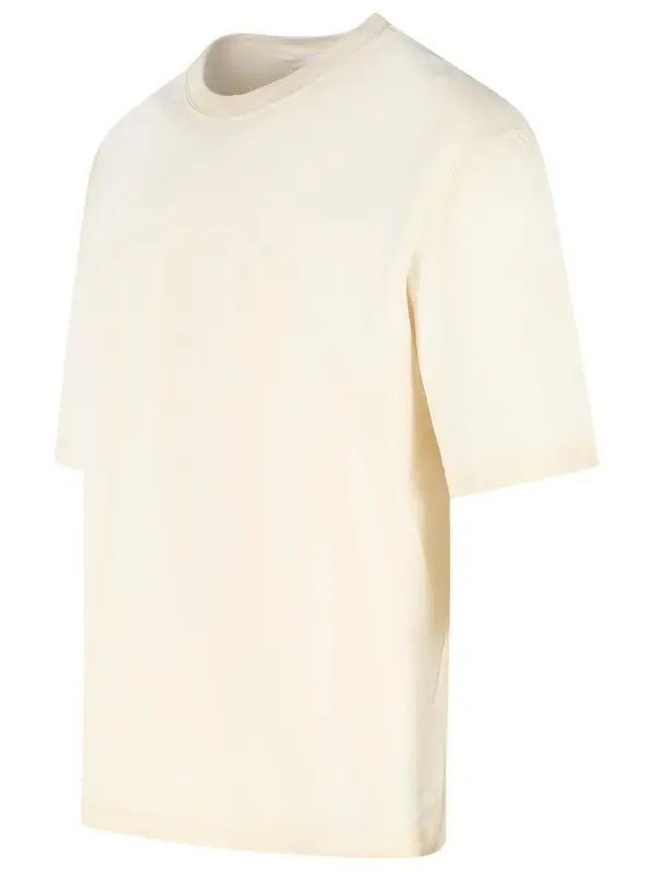 GOLDEN GOOSE Vintage 'star' Cotton T-shirt - Cream