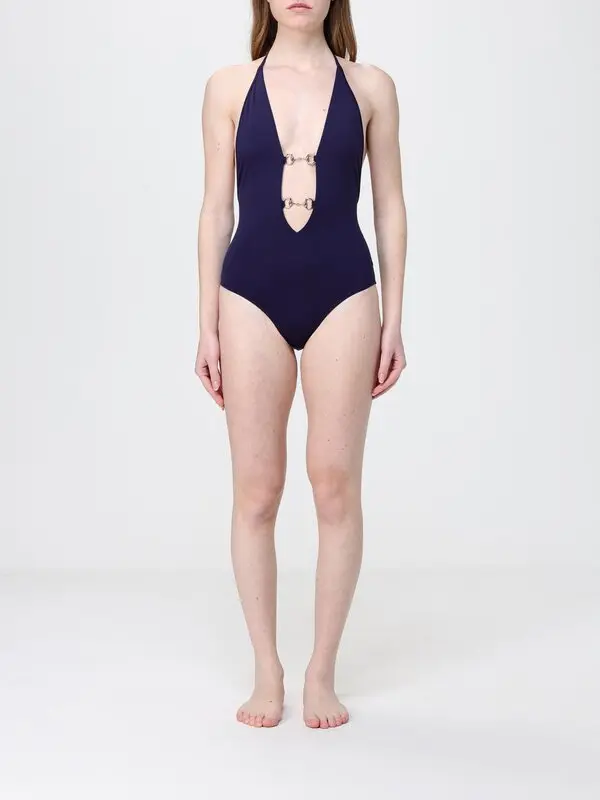 Gucci Nylon Swimsuit With Clamp Detail