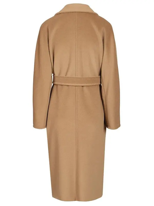 Max Mara Madame Double-breasted Coat - Cream