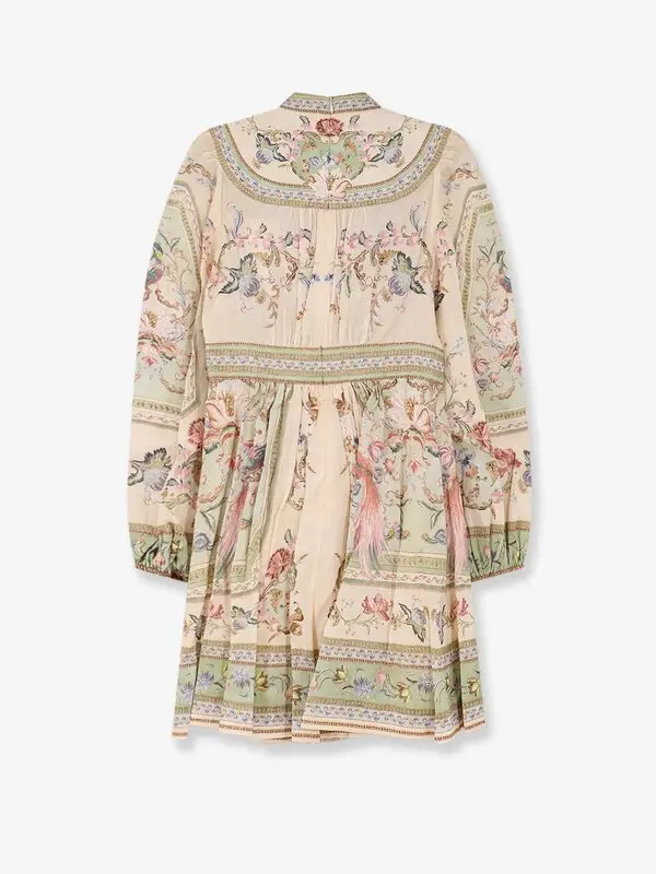Zimmermann Roselight Tapestry Linen Dress - Multicolor