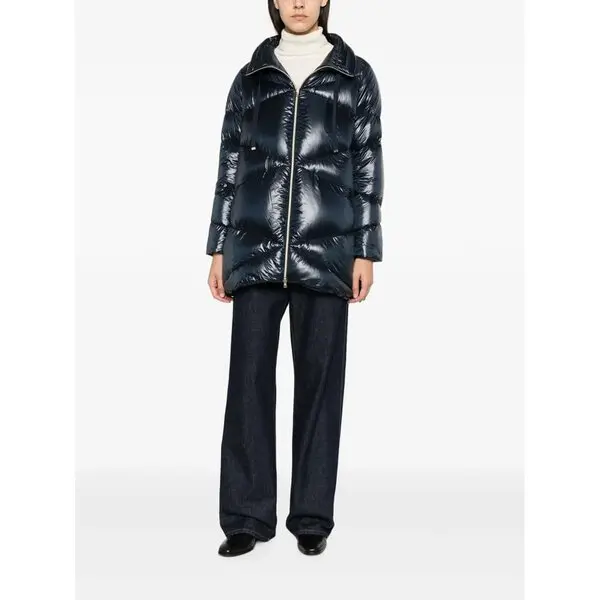 Herno Single Breasted Coat - Blue
