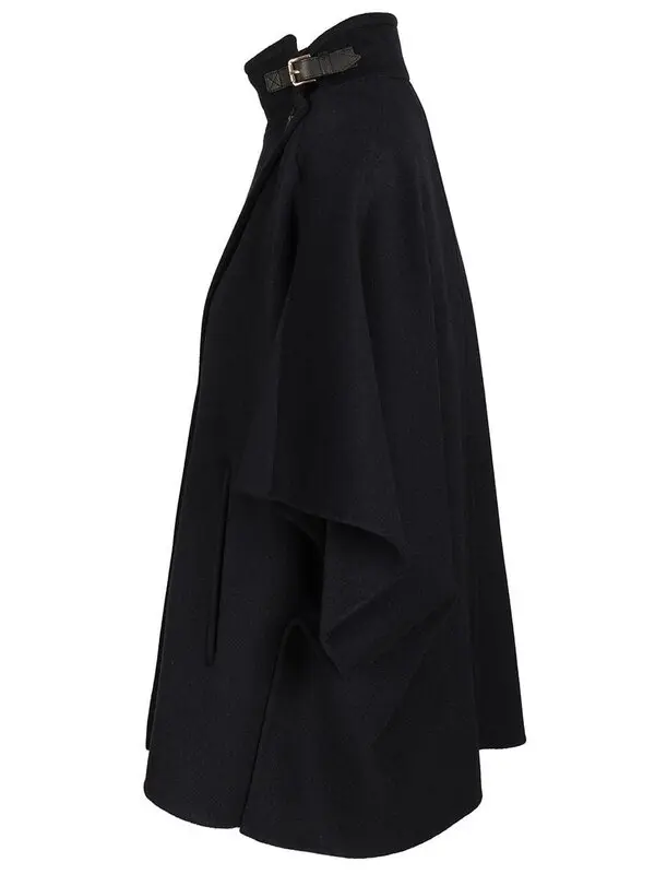 Max Mara Oversized Cashmere Cape - Blue