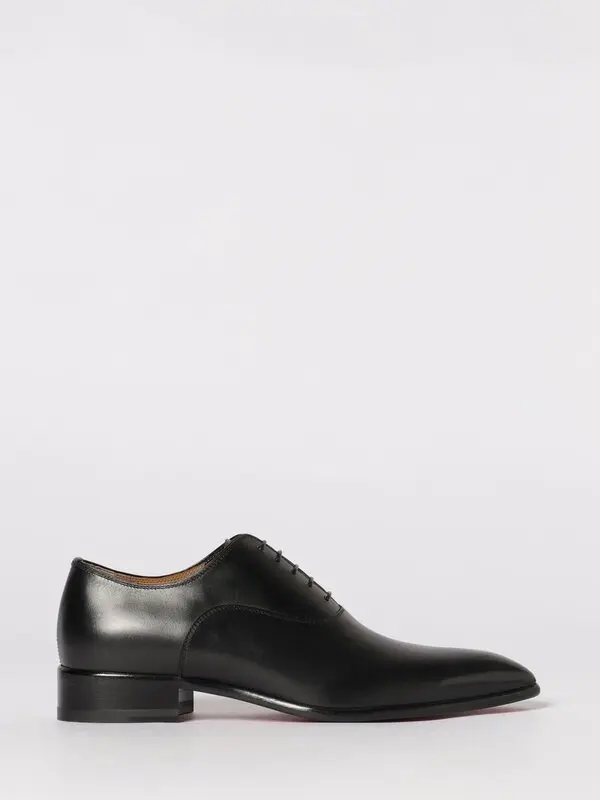 CHRISTIAN LOUBOUTIN Pelvis Brushed Leather Oxford - Black