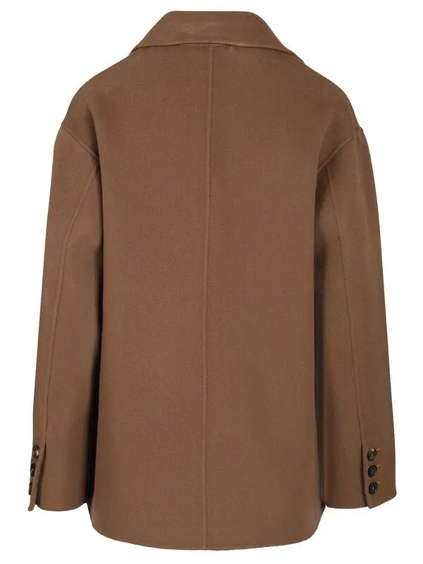 Max Mara Single-breasted Double Wool Jacket