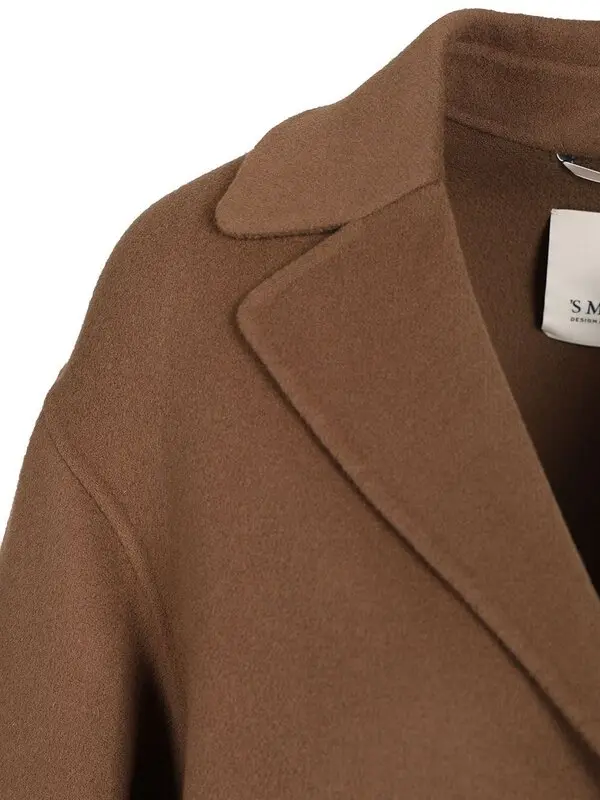 Max Mara Single-breasted Double Wool Jacket
