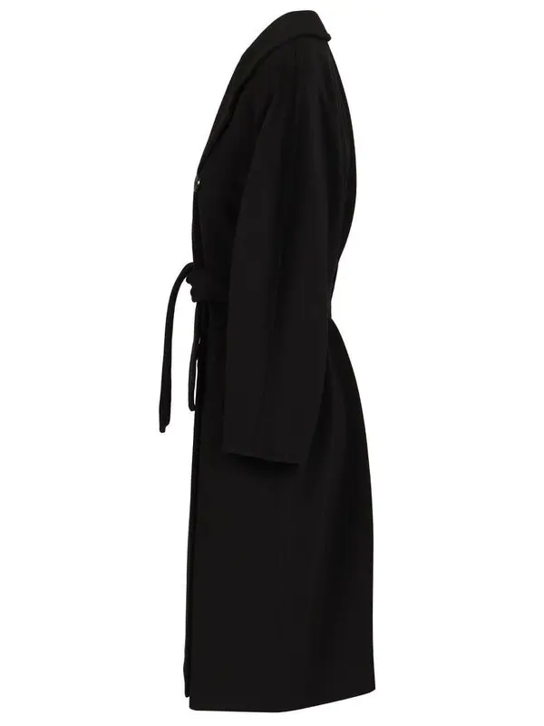 Max Mara Madame Double-breasted Coat - Black