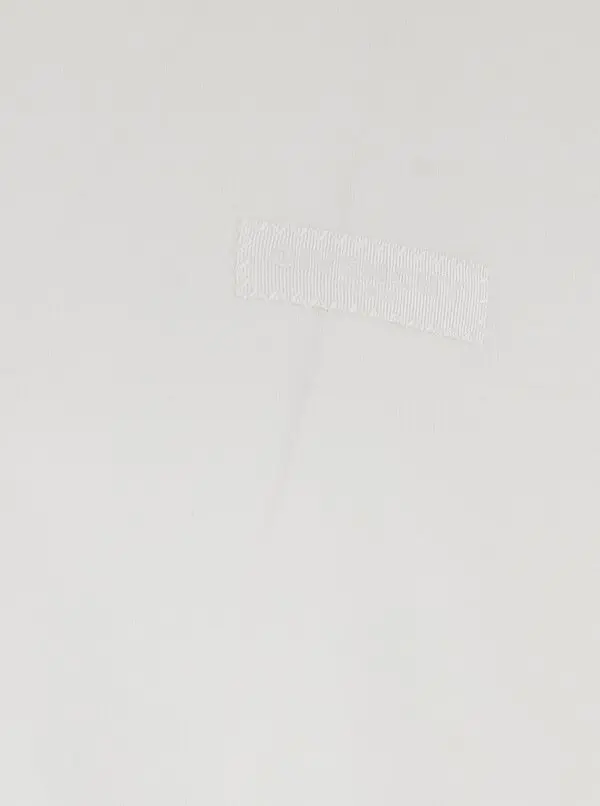 Givenchy Crew Neck T-shirt With Tone-on-tone Logo Patch On The Front In Cotton For