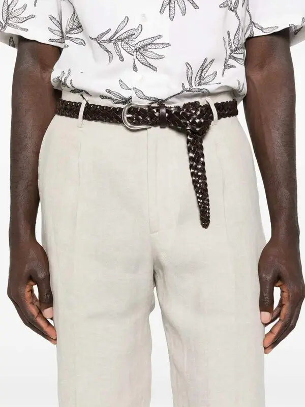 Etro Pleated Trousers With Belt Loops