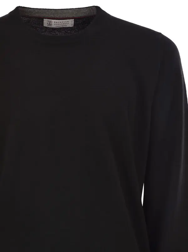 Brunello Cucinelli Cashmere Sweater - Black