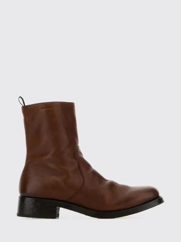 Prada Leather Ankle Boots