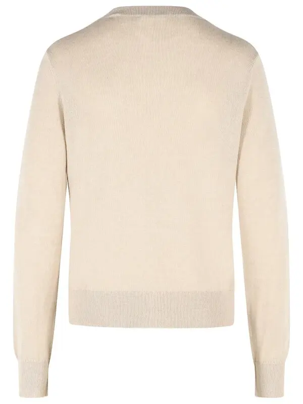 Burberry Ravella Wool Blend Cardigan - Cream