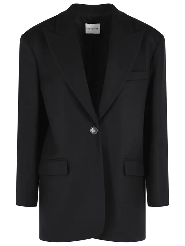 Andamane Teresa' Virgin Wool Oversize Blazer