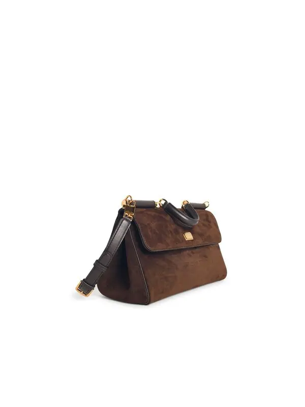 Dolce & Gabbana Sicily Leather Bag - Brown