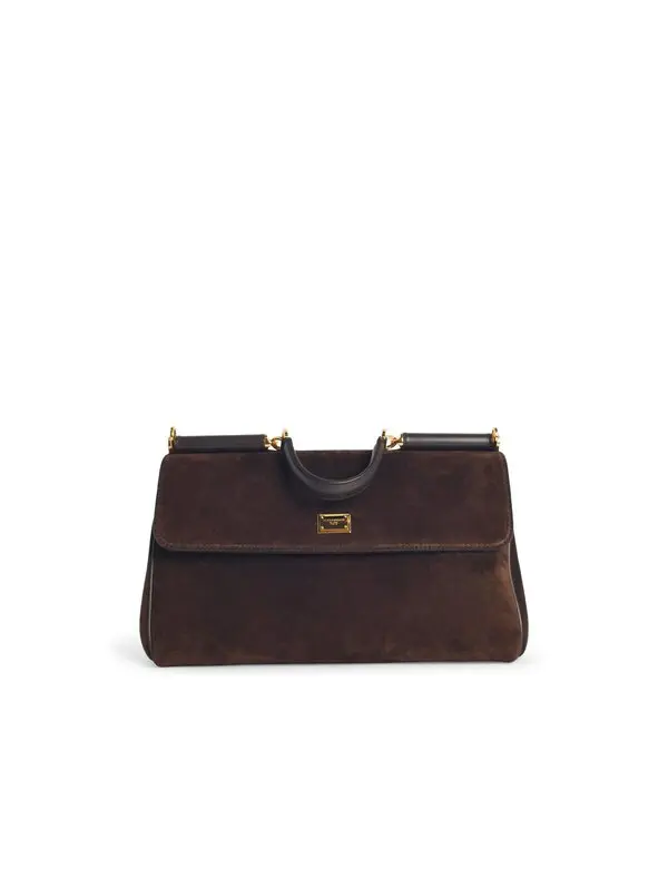 Dolce & Gabbana Sicily Leather Bag - Brown