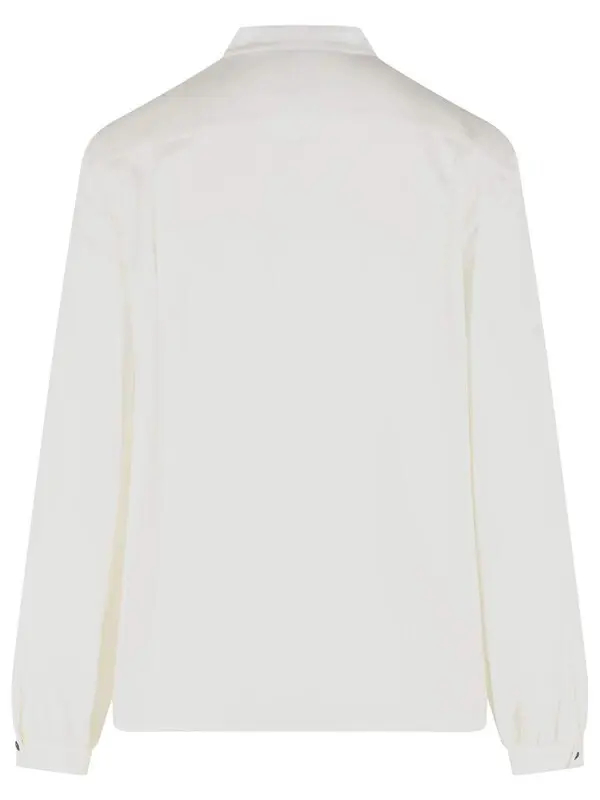 Max Mara Leccio Silk Blouse - White