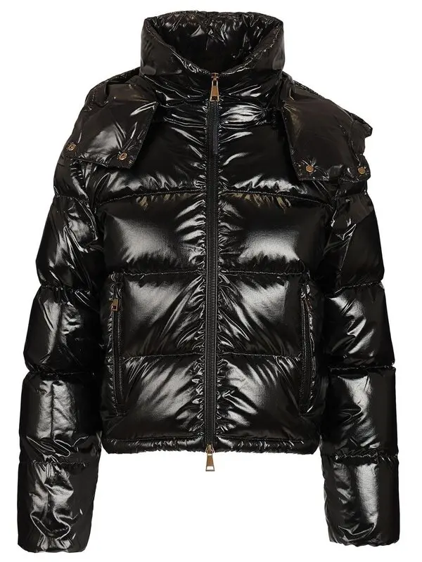 Moncler Niveole Short Nylon Down Jacket - Black