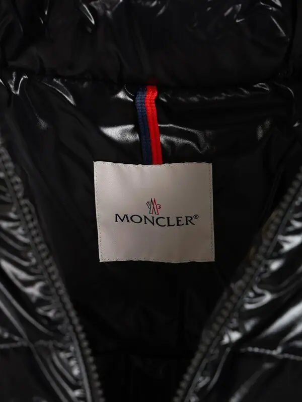 Moncler Niveole Short Nylon Down Jacket - Black
