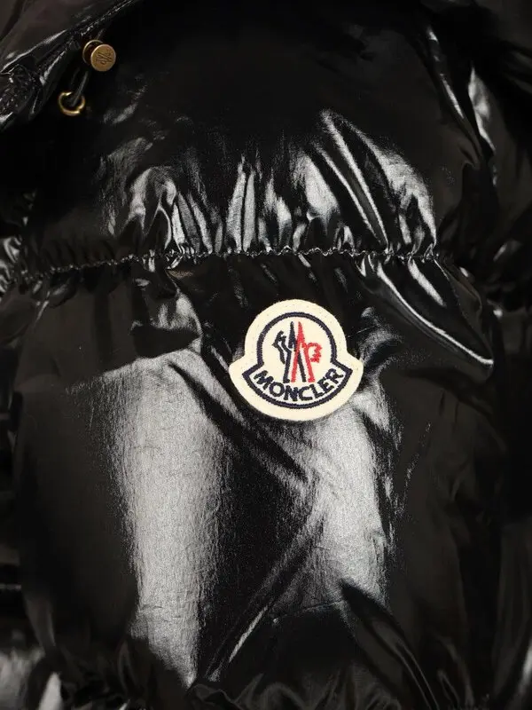 Moncler Niveole Short Nylon Down Jacket - Black