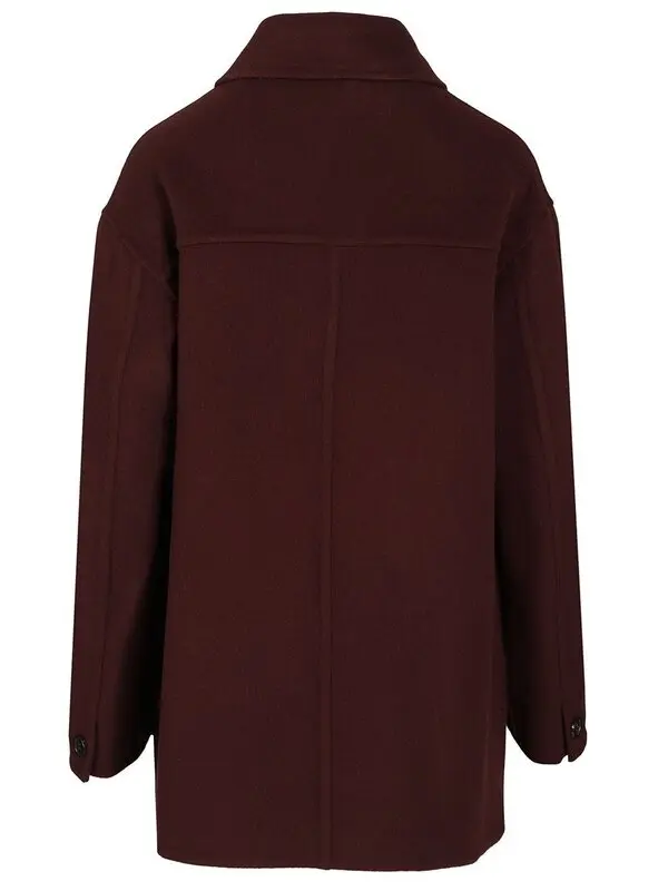 Max Mara Short Wool Drap Coat