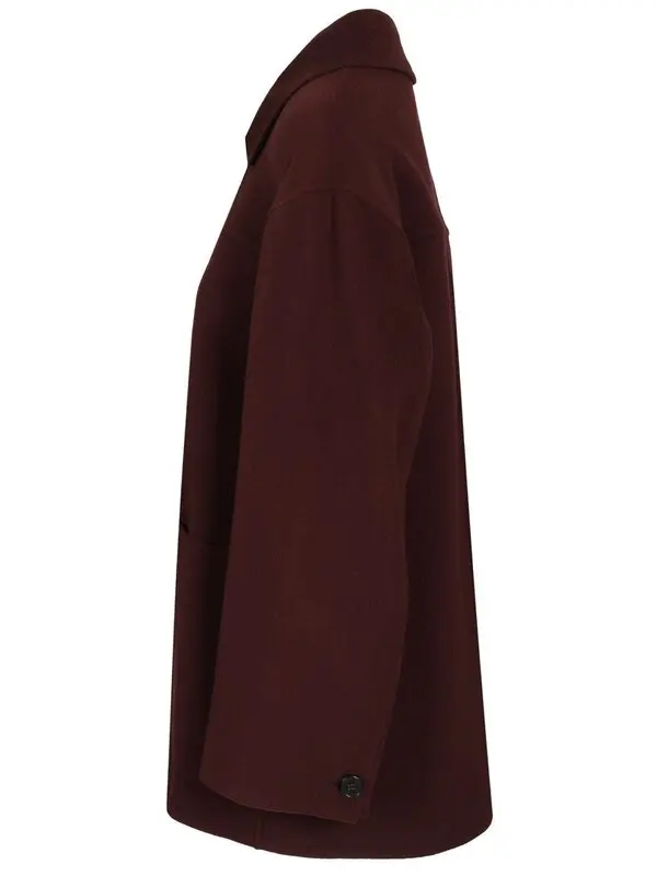 Max Mara Short Wool Drap Coat