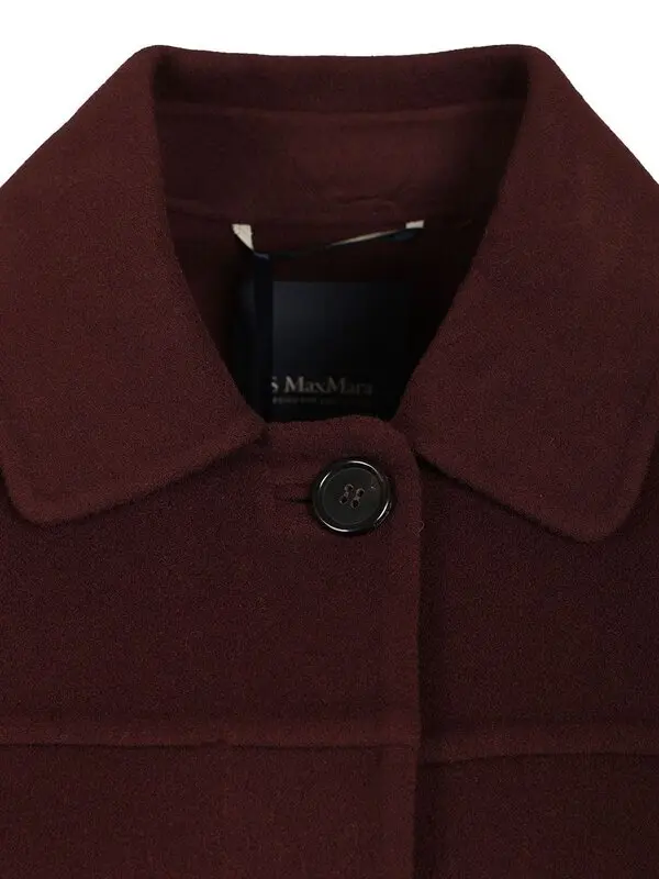 Max Mara Short Wool Drap Coat