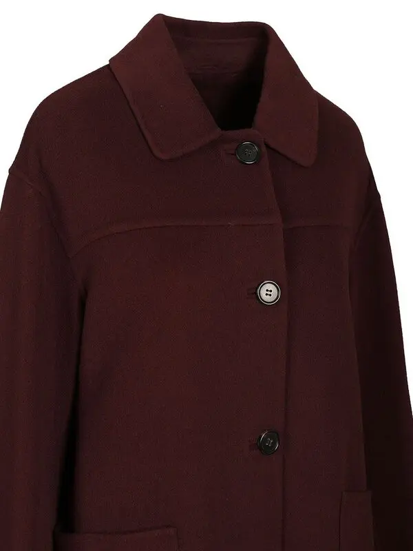 Max Mara Short Wool Drap Coat