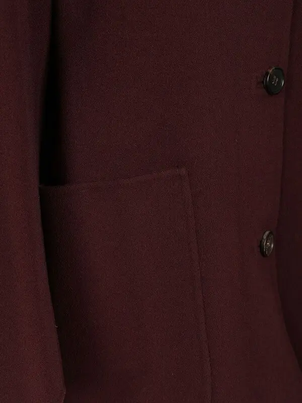 Max Mara Short Wool Drap Coat - Multicolor