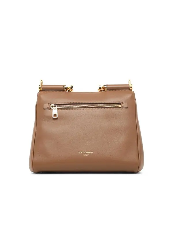 Dolce & Gabbana Leather My Sicily Bag - Brown