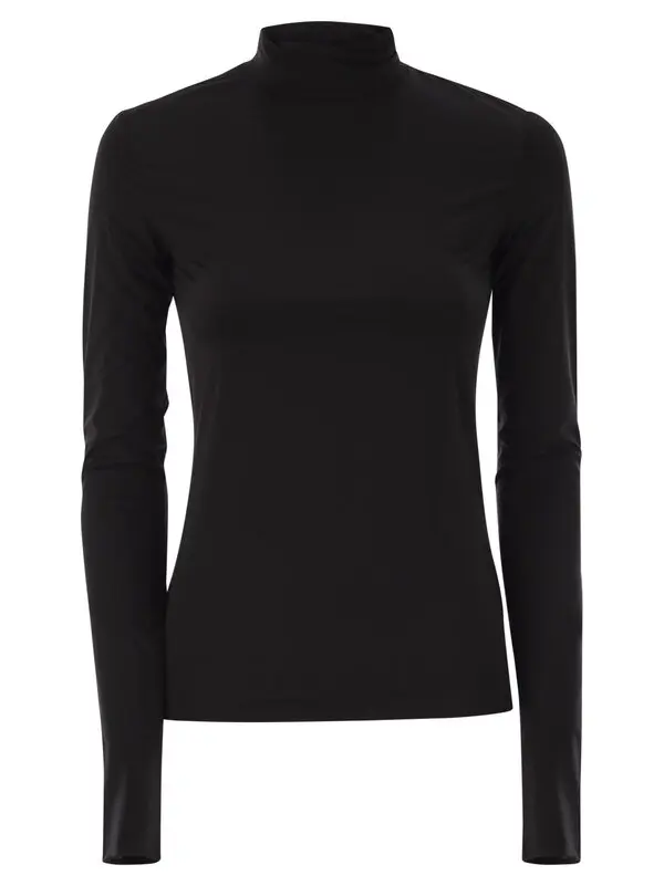 Sportmax Stone Jersey Turtleneck Jumper