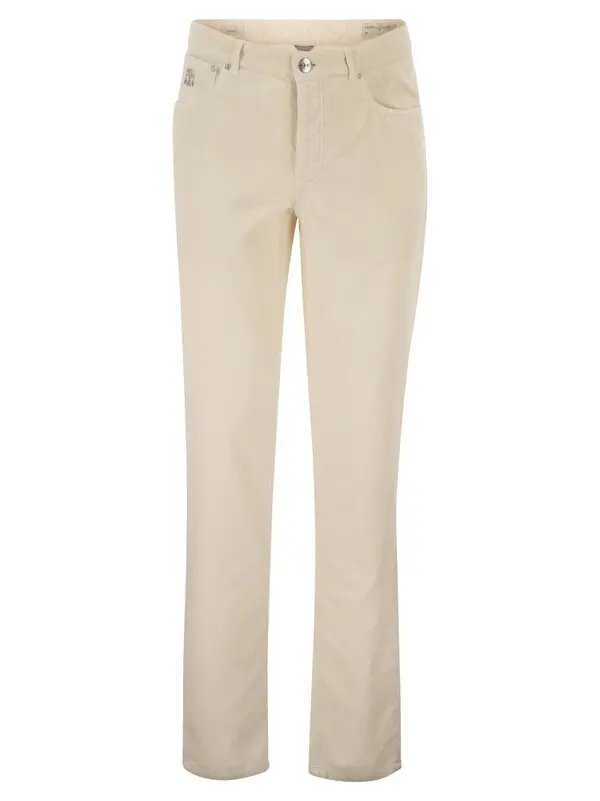 Brunello Cucinelli Five-pocket Cotton Corduroy Trousers