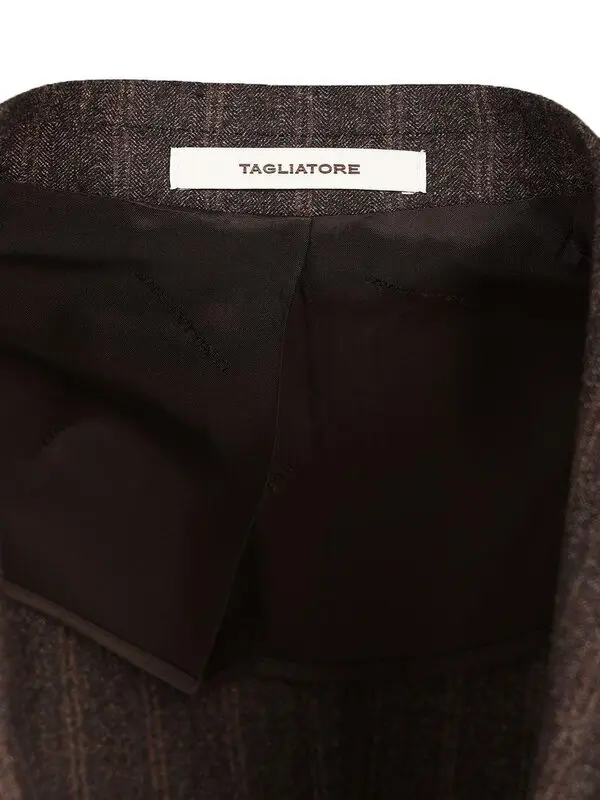 Tagliatore Single-breasted Suit In Super 110s Wool