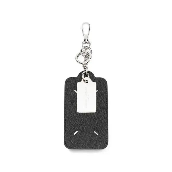MAISON MARGIELA Leather Logo Keyring