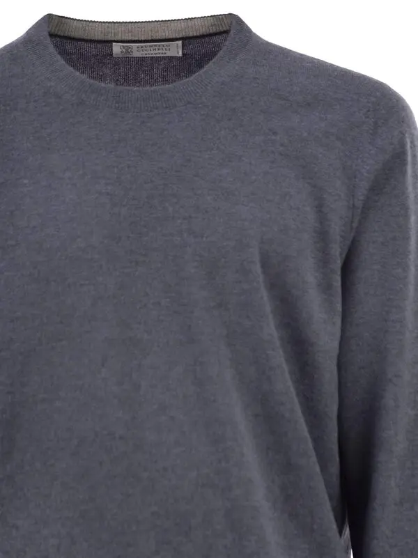 Brunello Cucinelli Pure Cashmere Crew-neck Sweater