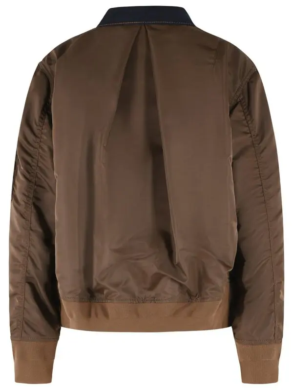Sacai Cotton And Polyester Jacket - Blue