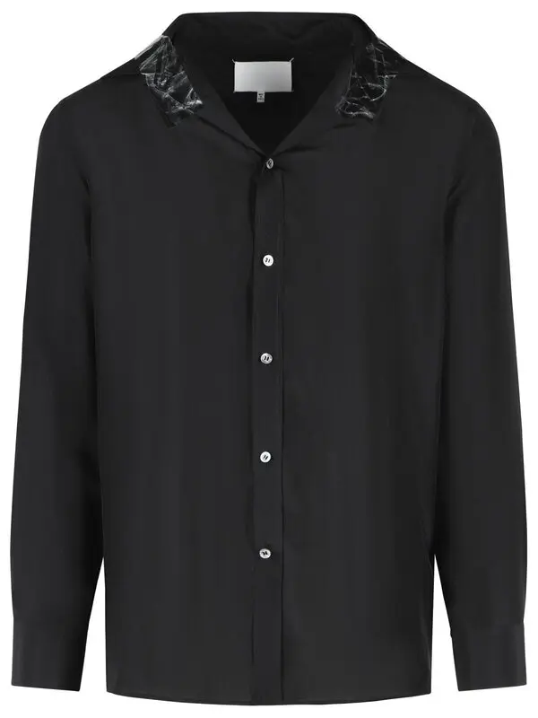MAISON MARGIELA Silk Shirt - Black