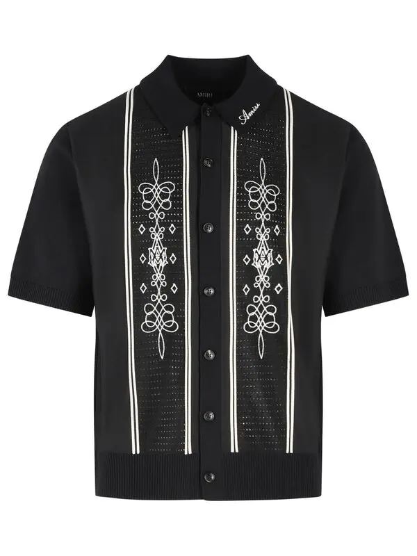 Amiri Virgin Wool Blend Sweater - Black