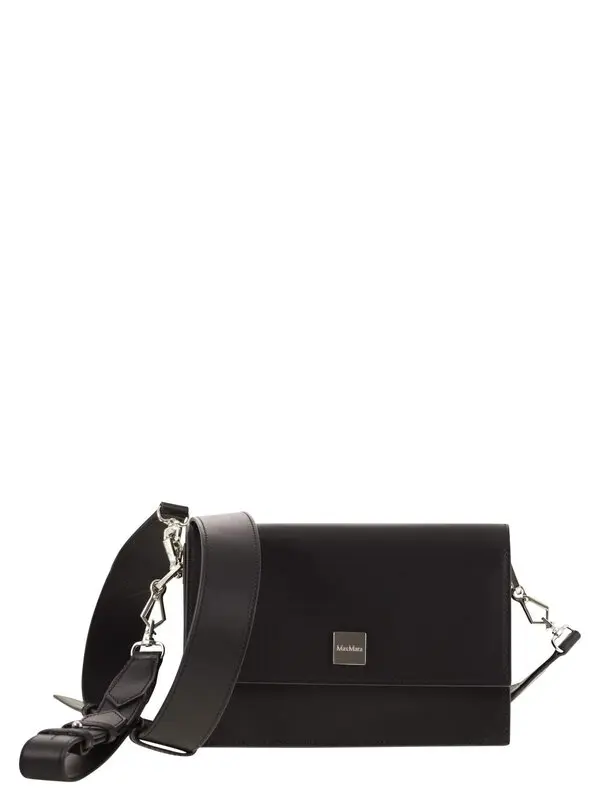 Max Mara Leather Crossbody Bag - Black