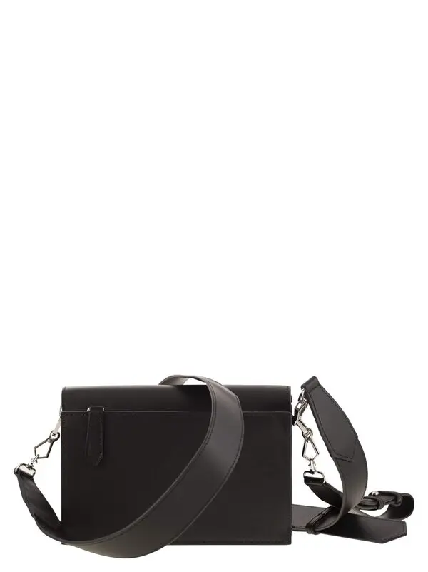 Max Mara Leather Crossbody Bag - Black