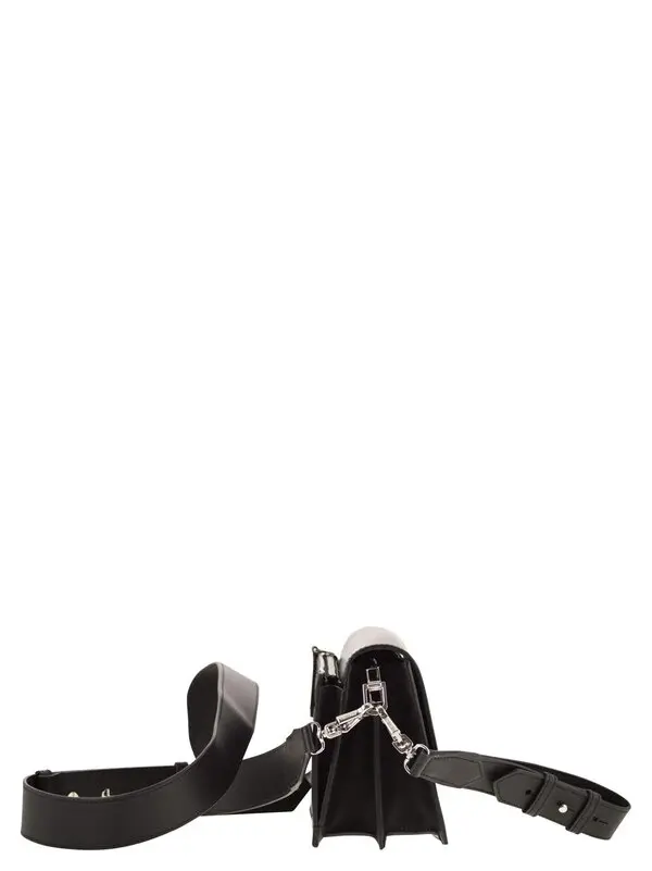 Max Mara Leather Crossbody Bag - Black
