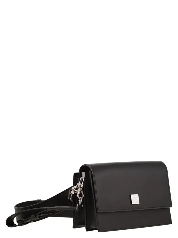 Max Mara Leather Crossbody Bag - Black