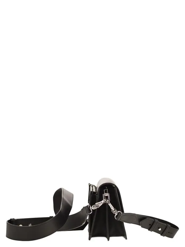 Max Mara Leather Crossbody Bag - Black