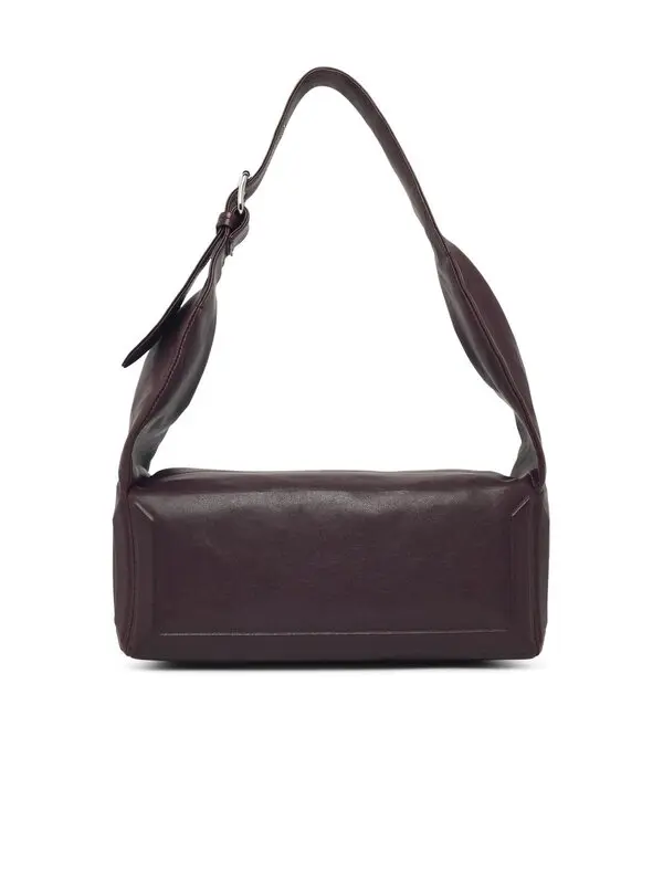 MAISON MARGIELA Medium 'box Eas West' Burgundy Leather Bag - Multicolor