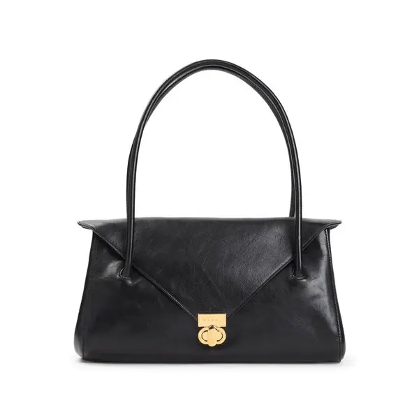 Marni East West Shoulder Bag - Black